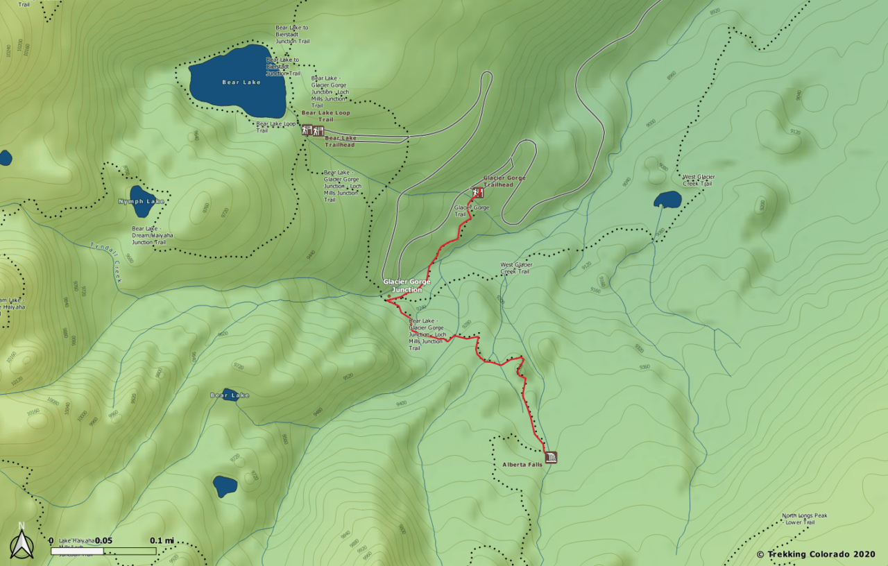 Alberta Falls, Rocky Mountain National Park