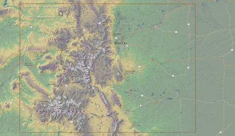 Colorado Mountain Ranges - Trekking Colorado